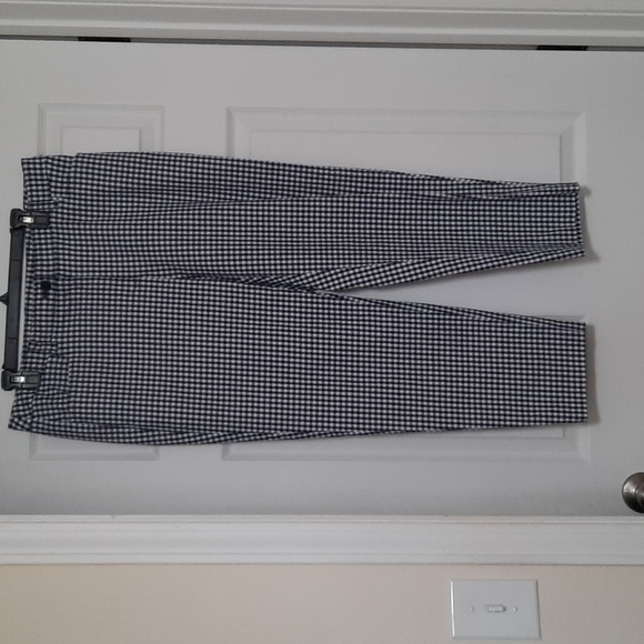 Anne Klein | Pants & Jumpsuits | Anne Klein Blue White Checkered 2 ...